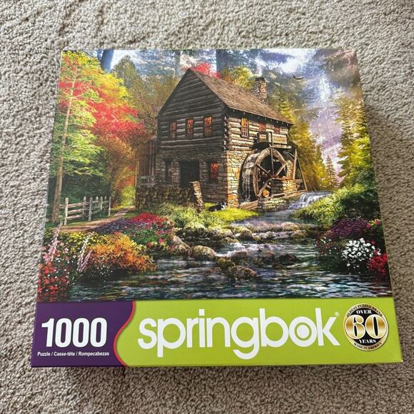Springbok | Games | Springbok Mill Cottage 00 Piece Jigsaw Puzzle ...